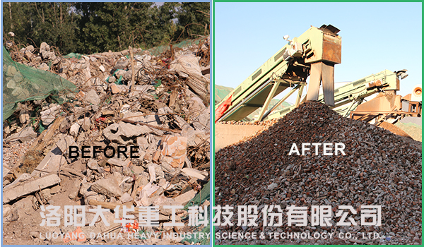 Screening Theory and Classification of Construction Waste – Luoyang Dahua